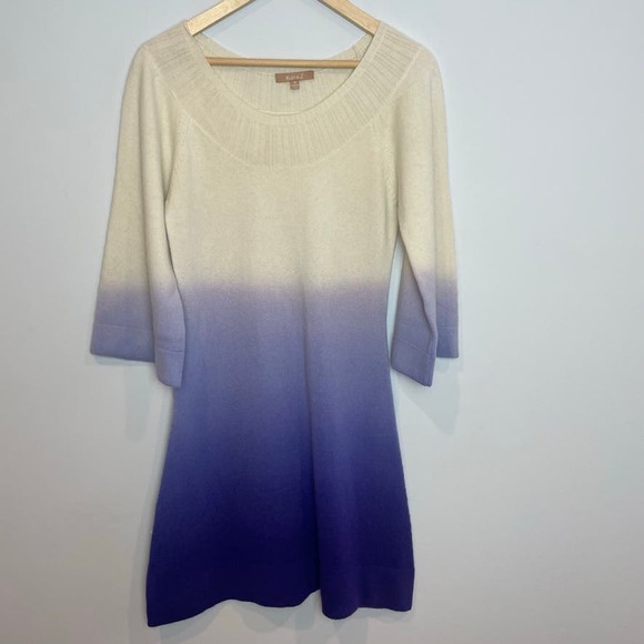 KIER + J | Dresses | Kier J Ombre Cashmere Sweater Dress | Poshmark